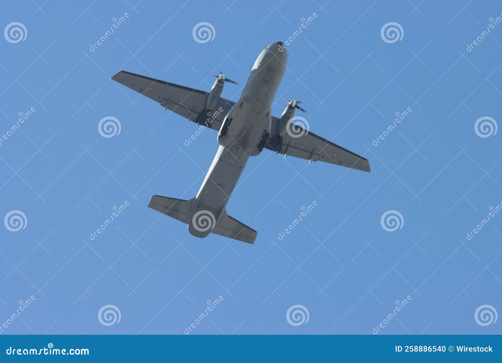 Low Angle Shot of Jets in the Sky for the Day of Hispanic Heritage and ...