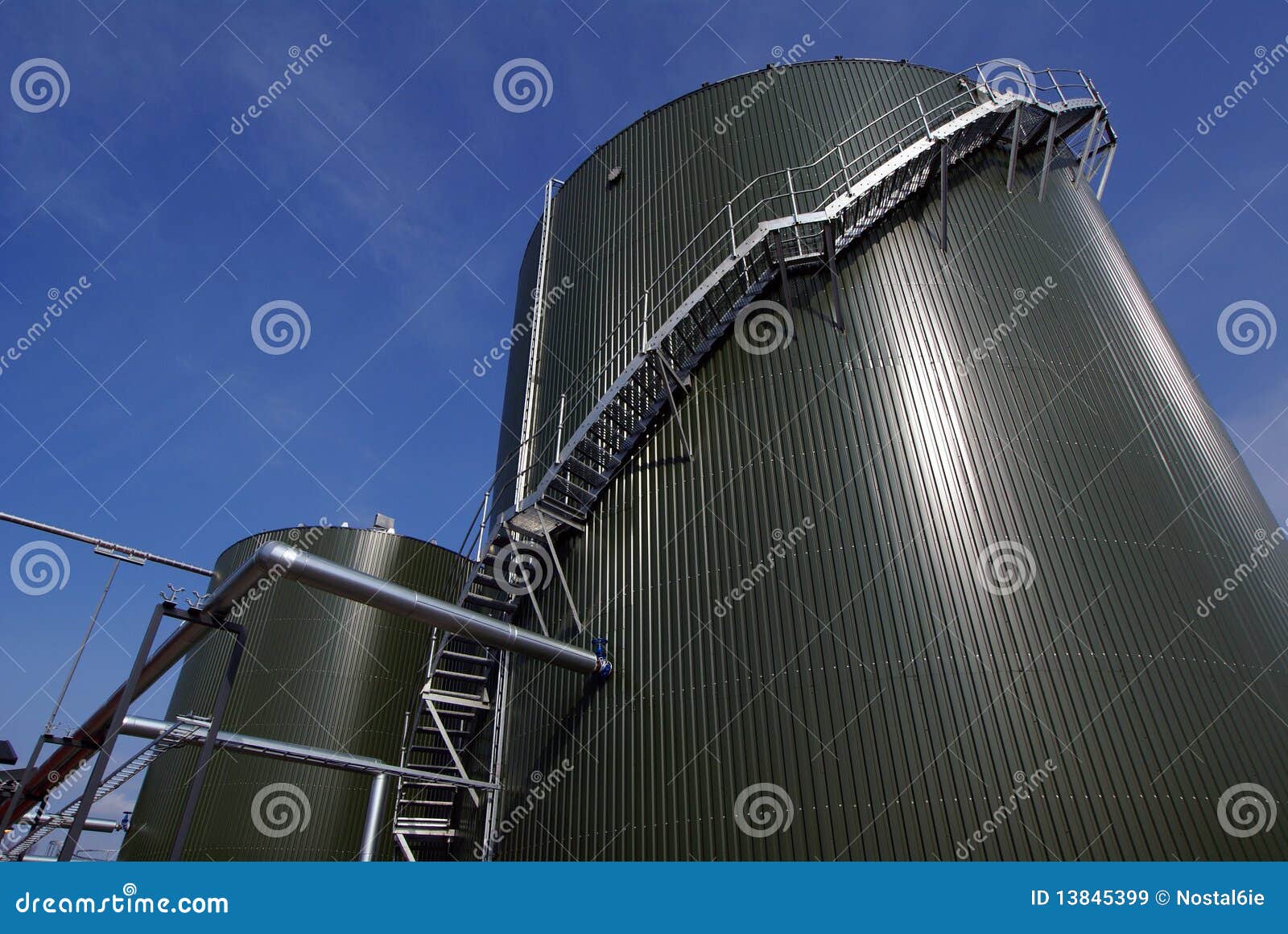 Refinery Ladder And Tanks Royalty-Free Stock Photo | CartoonDealer.com ...