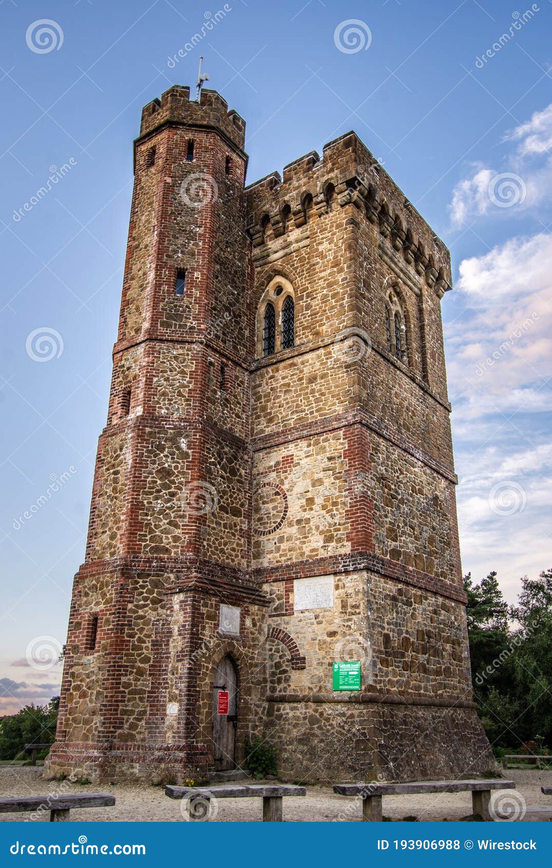 Low Angle Shot of the Leith Hill Tower, England Stock Photo - Image of ...