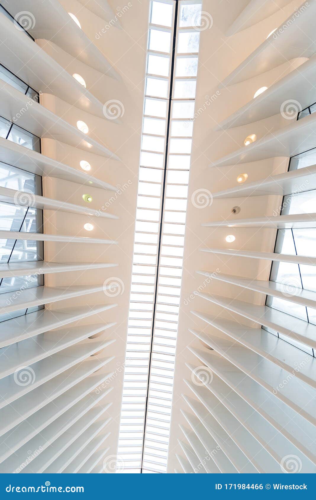 Low Angle Shot of a Modern Architectural Design Stock Photo - Image of ...