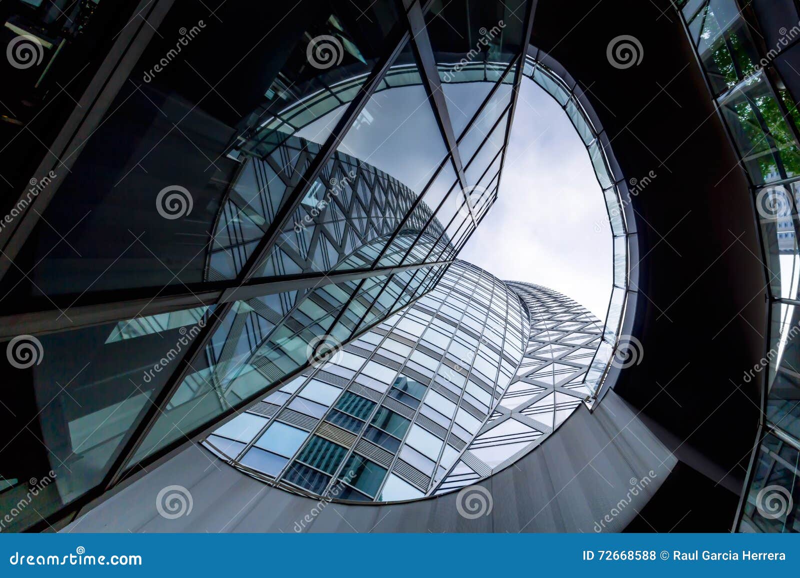 Low Angle Shot of Modern Glass City Building Stock Photo - Image of ...
