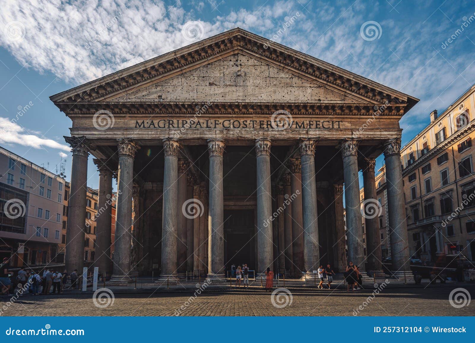 Low-angle Shot of the Pantheon in Rome,Italy Editorial Stock Image ...