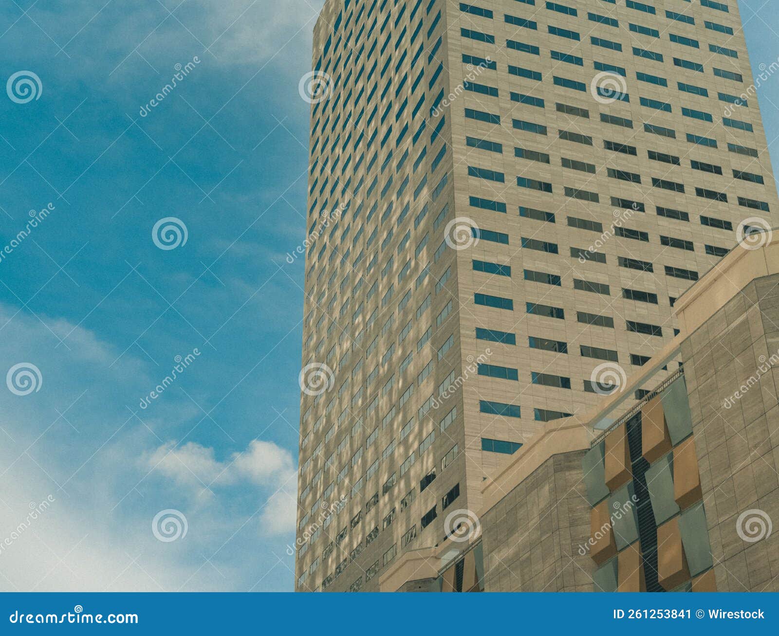 Low Angle Shot of a Residential Building in Miami Stock Image - Image ...