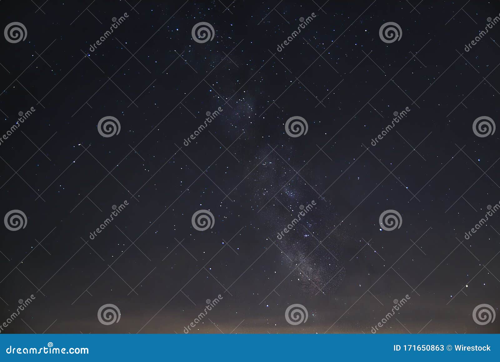 Low-angle Shot of a Starry Night Sky Stock Image - Image of ...