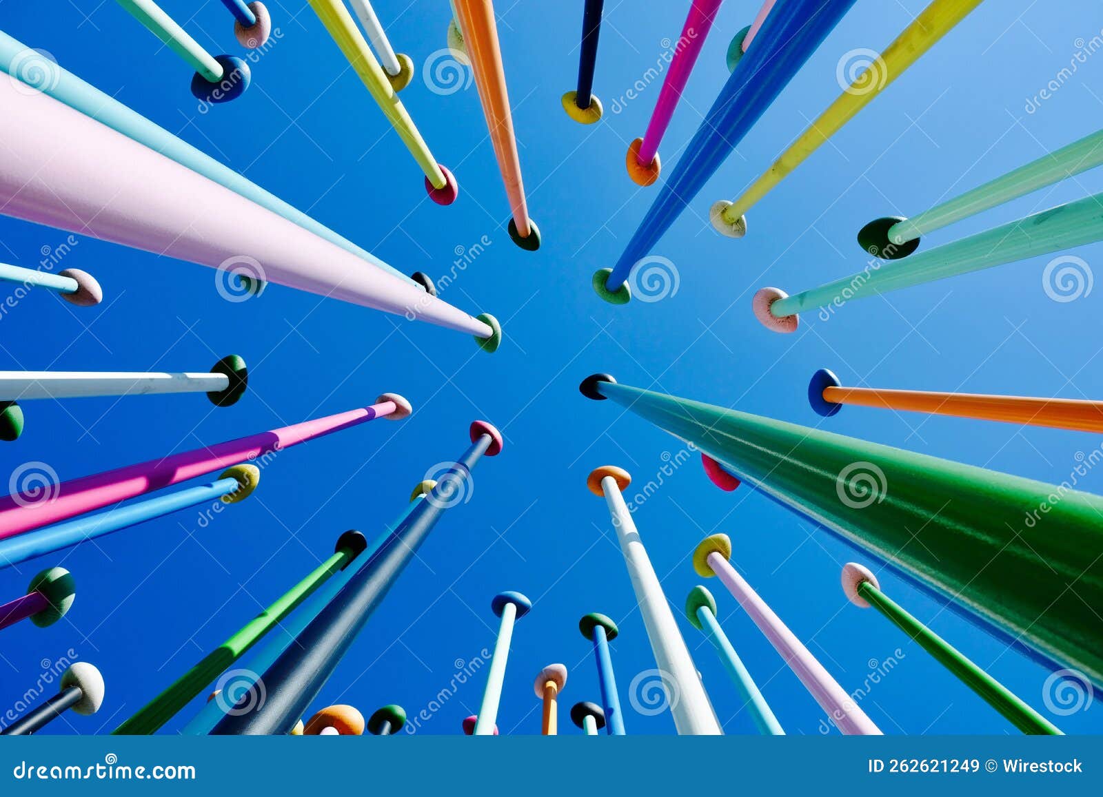 Colorful Poles Stock Photography | CartoonDealer.com #56904716