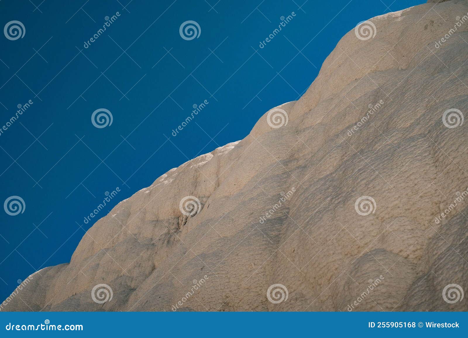 Low Angle Shot of the Texture of a White Cliff Stock Photo - Image of ...