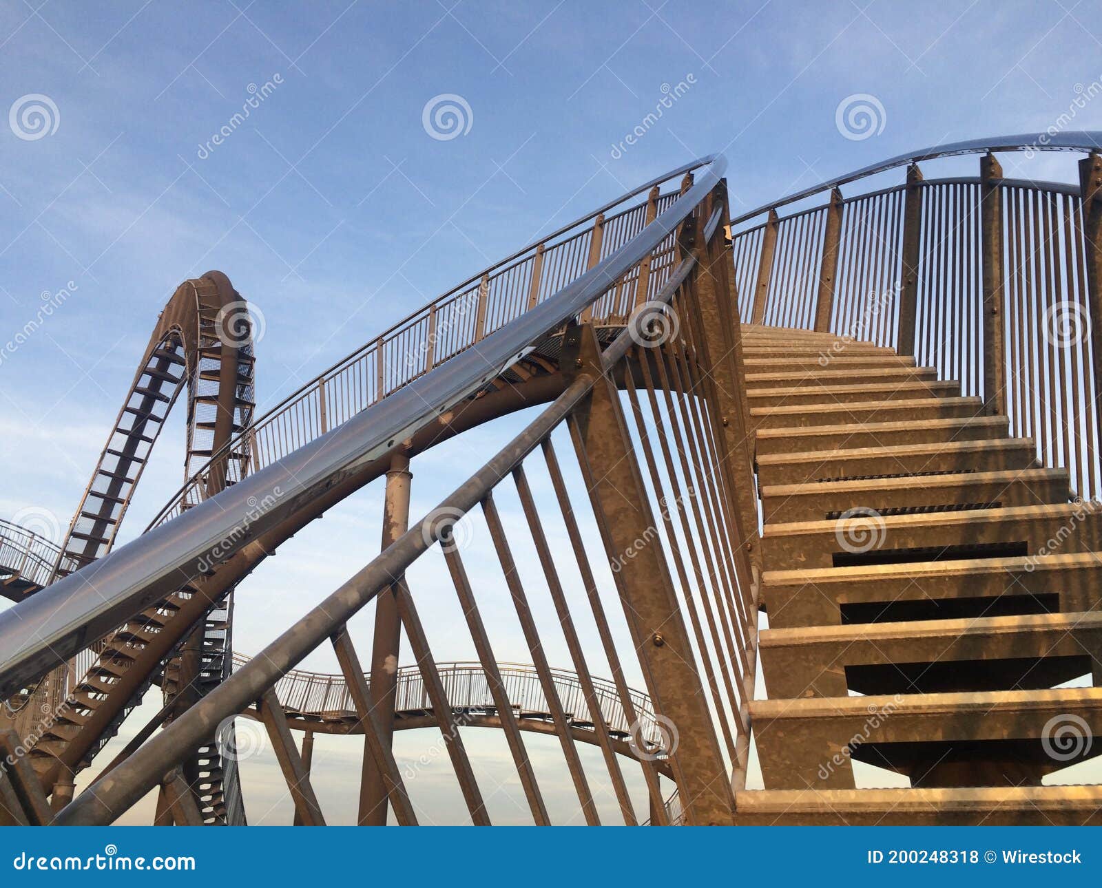 Low Angle Shot of the Tiger and Turtle Art Installation or Magic ...