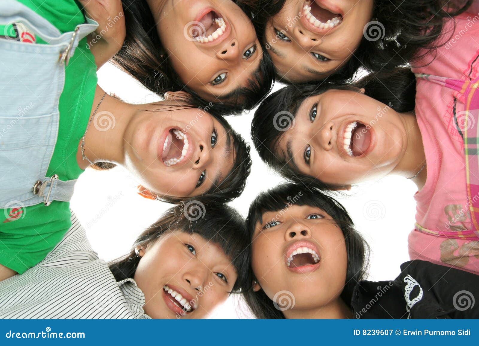 Low Angle Six Peoples Royalty Free Stock Photography - Image: 8239607