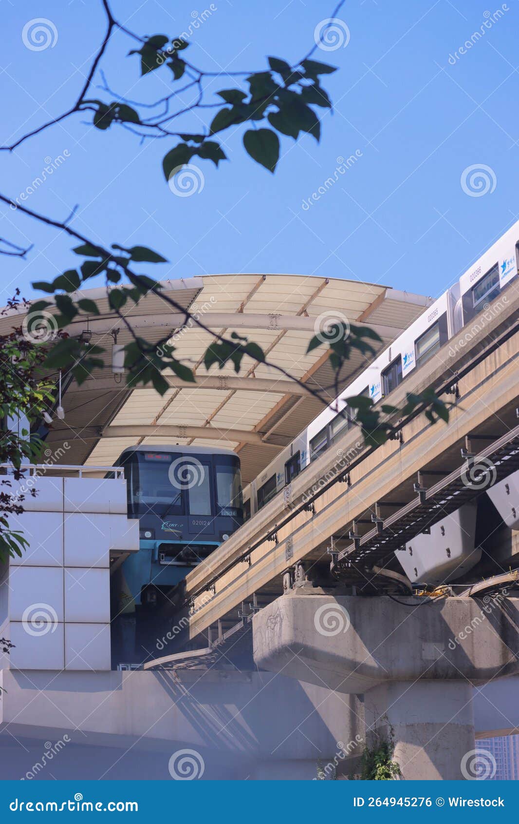 Low Angle of a Train Leaving the Station Stock Photo - Image of journey ...