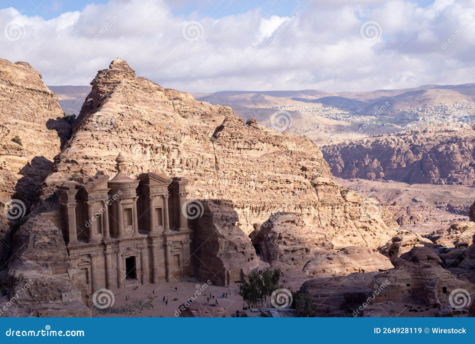 Low-angle View of Ancient Buildings in Jordan, Petra Stock Image ...