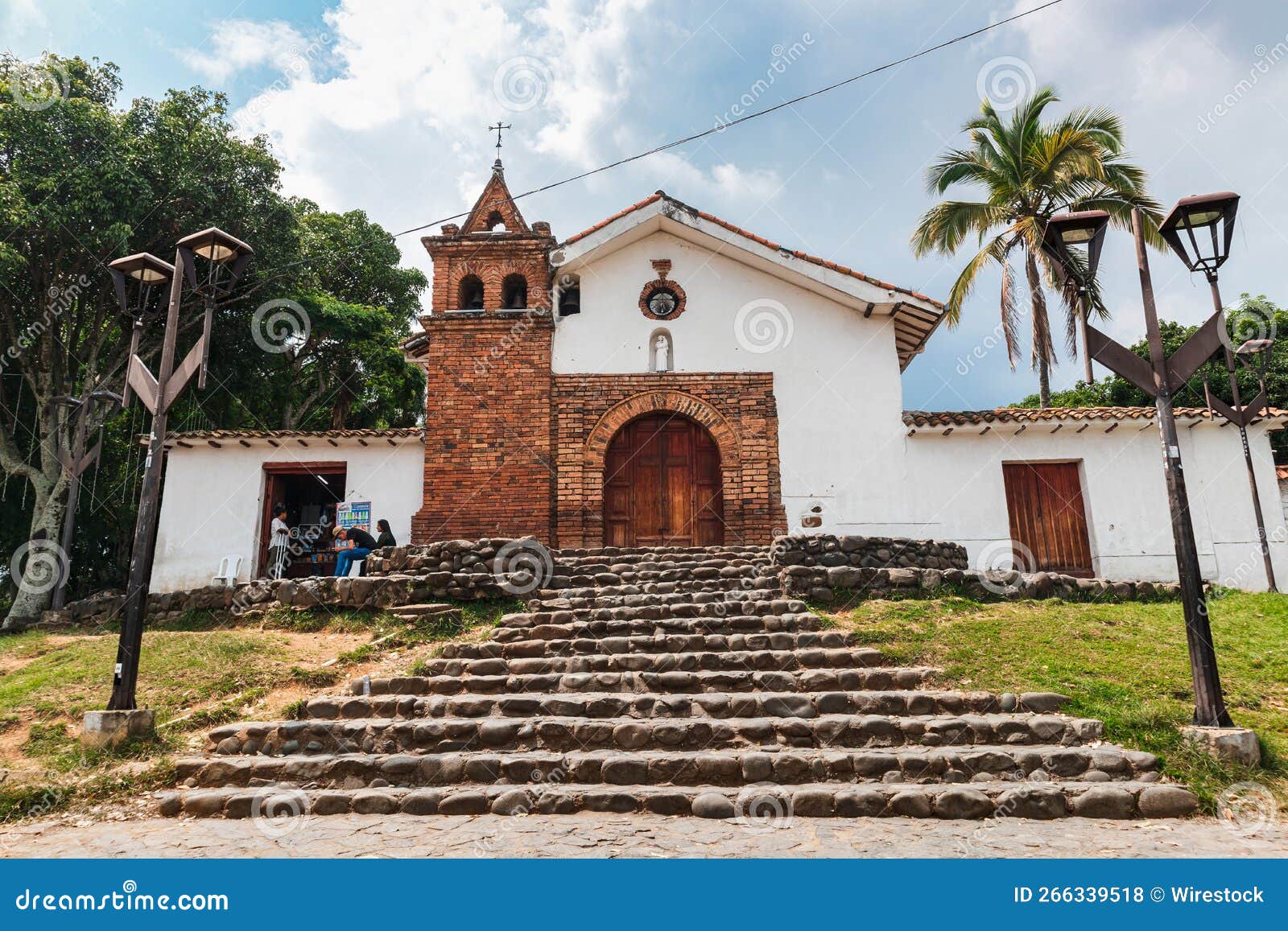 Low-angle View of a Beautiful Church in Colombia Editorial Stock Photo ...