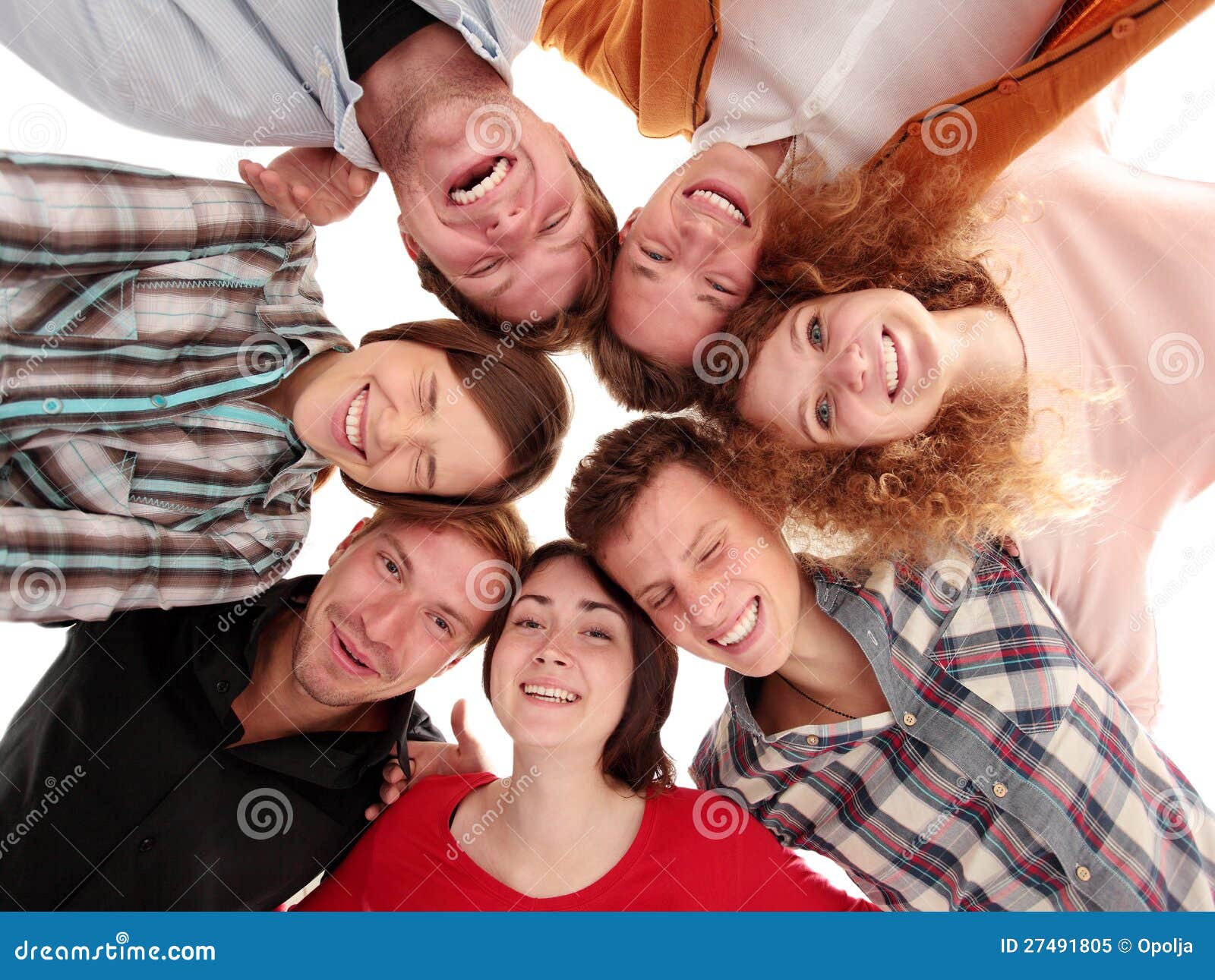Low Angle View of Business People Stock Image - Image of beauty ...