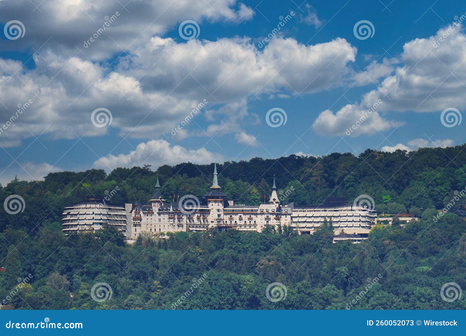 Low-angle View of the Dolder Grand Hotel in Zurich, Switzerland ...