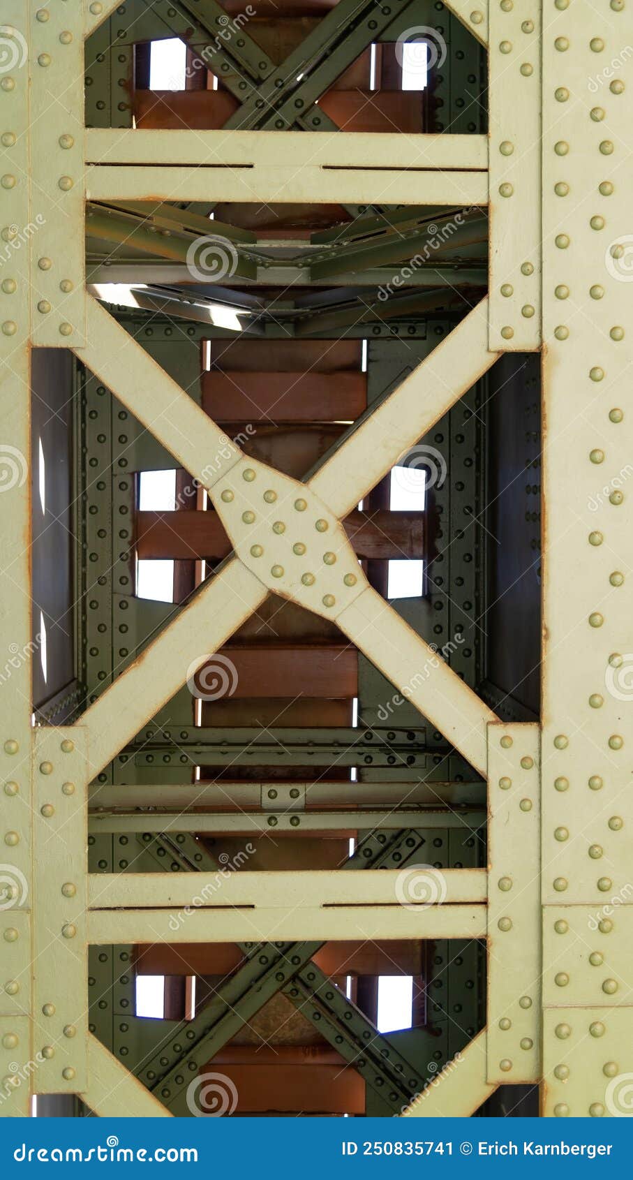 Steel Bridge Design Close Up Stock Image - Image of design, public ...