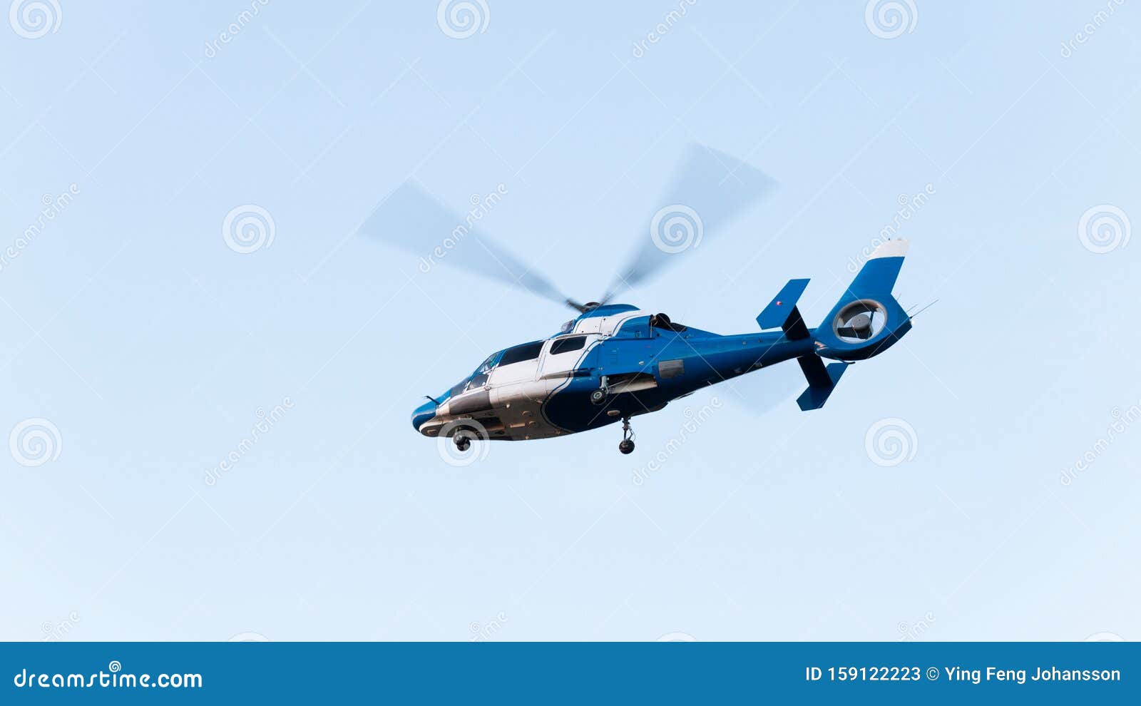 Helicopter taking off stock image. Image of chopper - 159122223