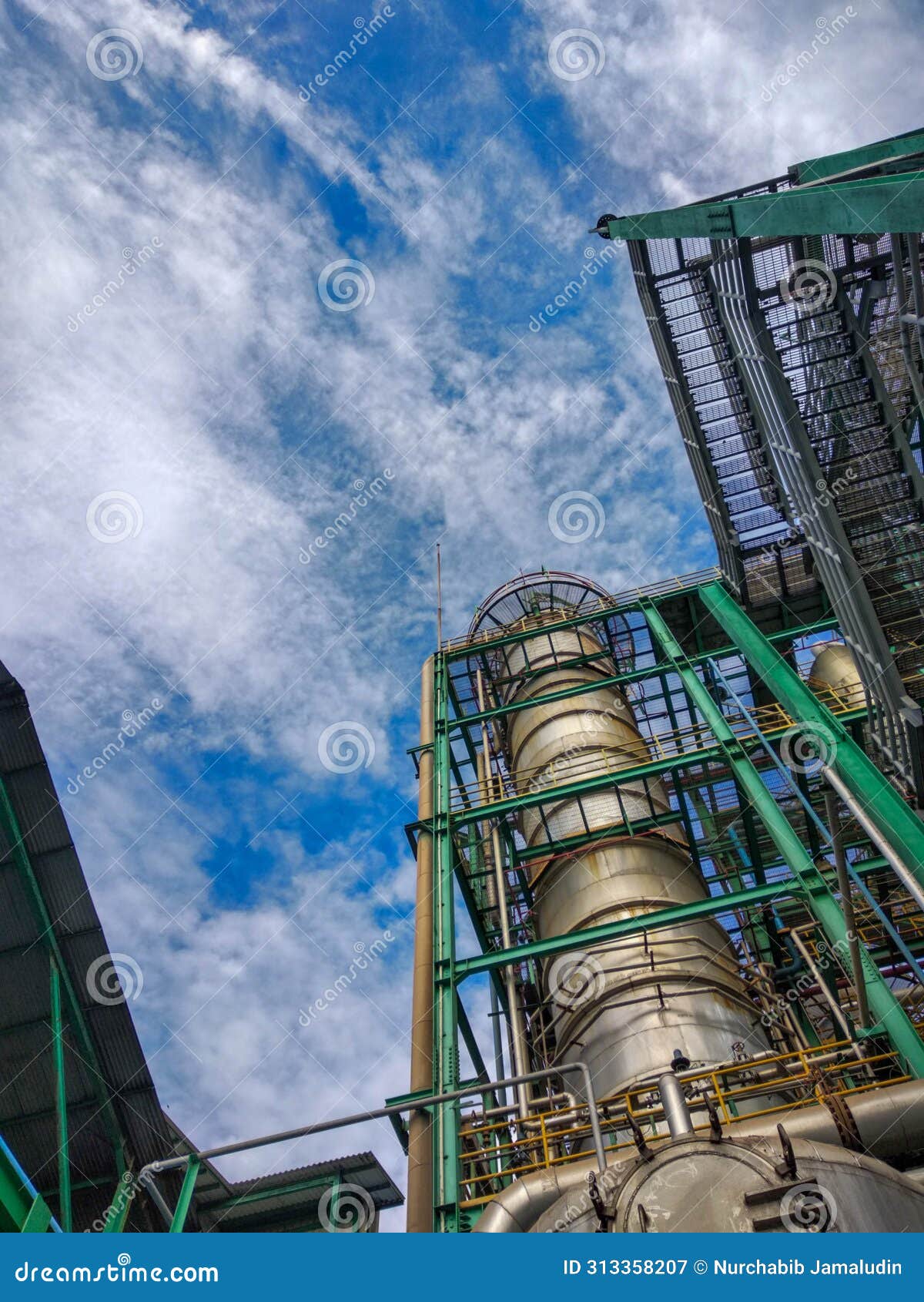 Distillation Column Tower Royalty-Free Stock Photo | CartoonDealer.com ...
