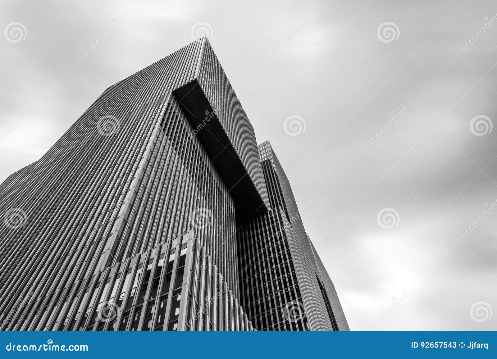 Low Angle View of Modern Architecture Office Building in Rotterdam ...