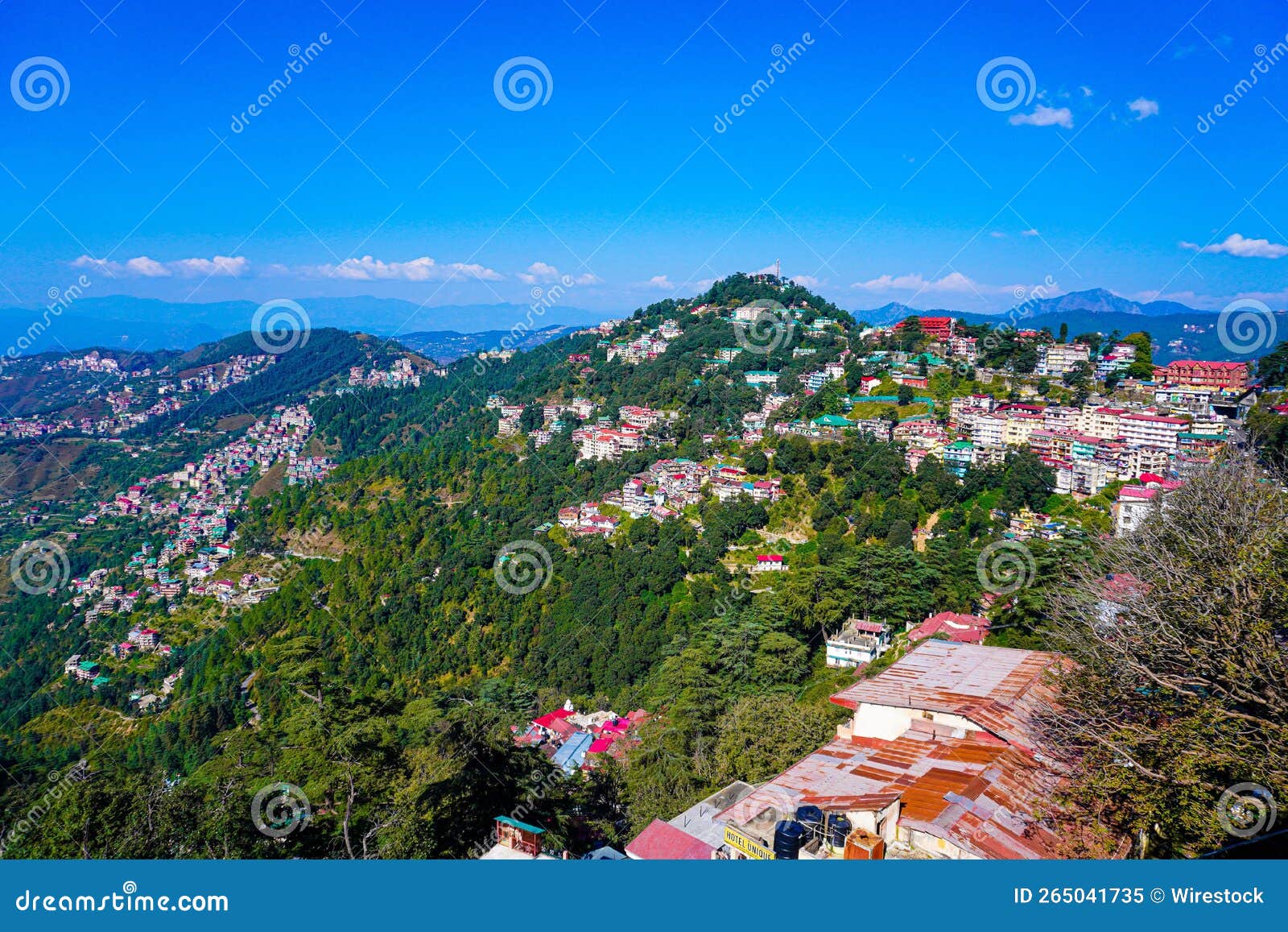 Low-angle View of Modern Buildings in Shimla, India Stock Image - Image ...