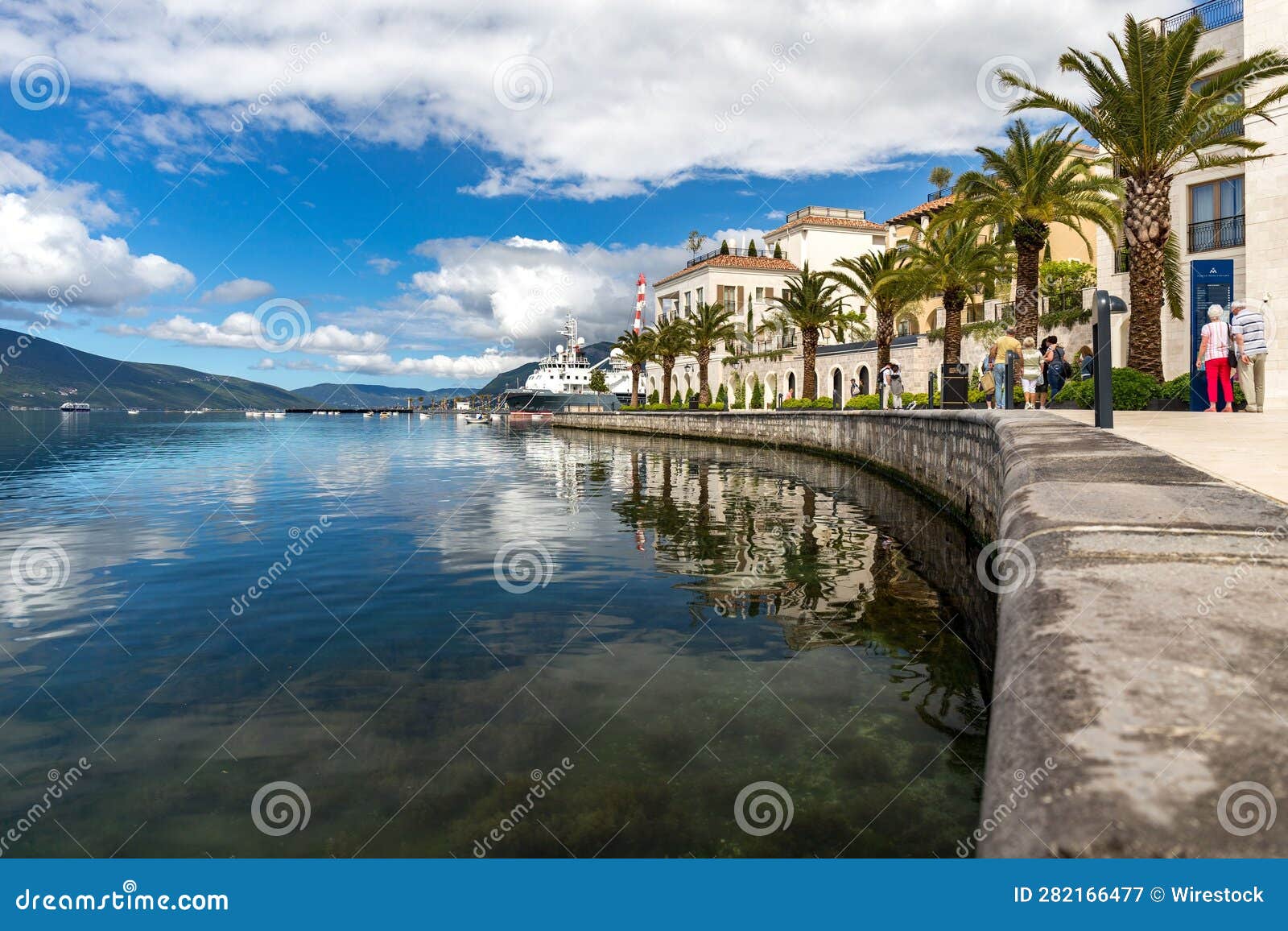 Low-angle View of the Scuda River Meandering Past the Stunning White ...