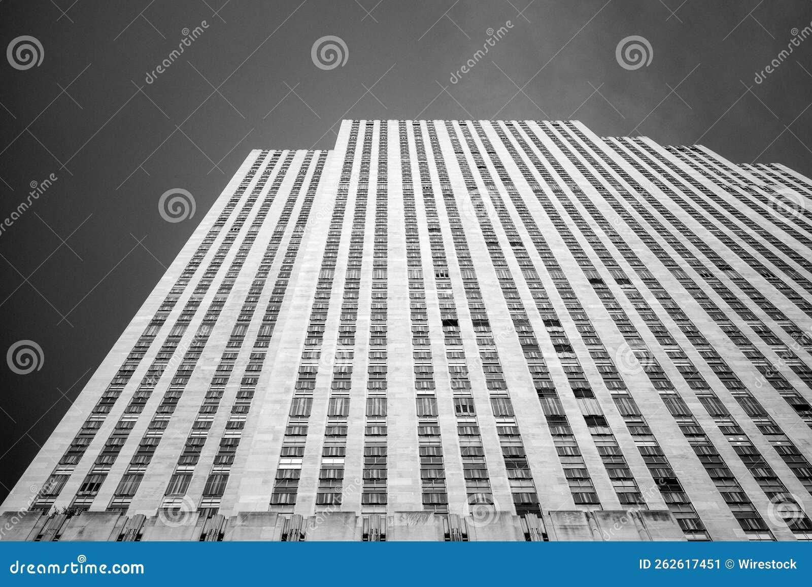 Low Angle View of Skyskraper in New York USA Stock Image - Image of view, urban: 262617451