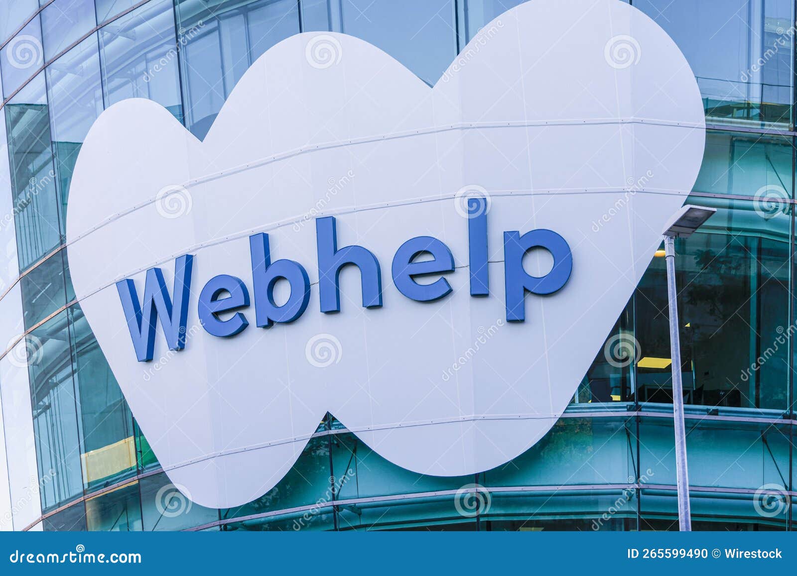 Low Angle View of the Webhelp Headquarter Building in Lisbon, Portugal ...