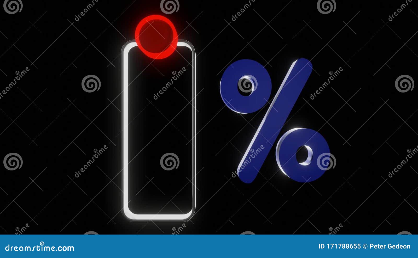 Low Battery Animation of Battery Recharging Seameless Loop Stock Video ...