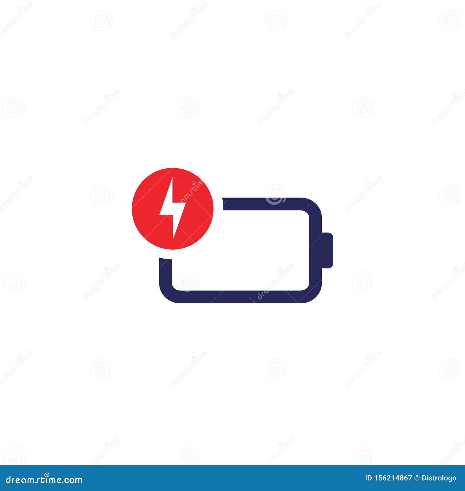 Low Battery Icon Design. Battery Charge Level Indicators Stock Vector ...