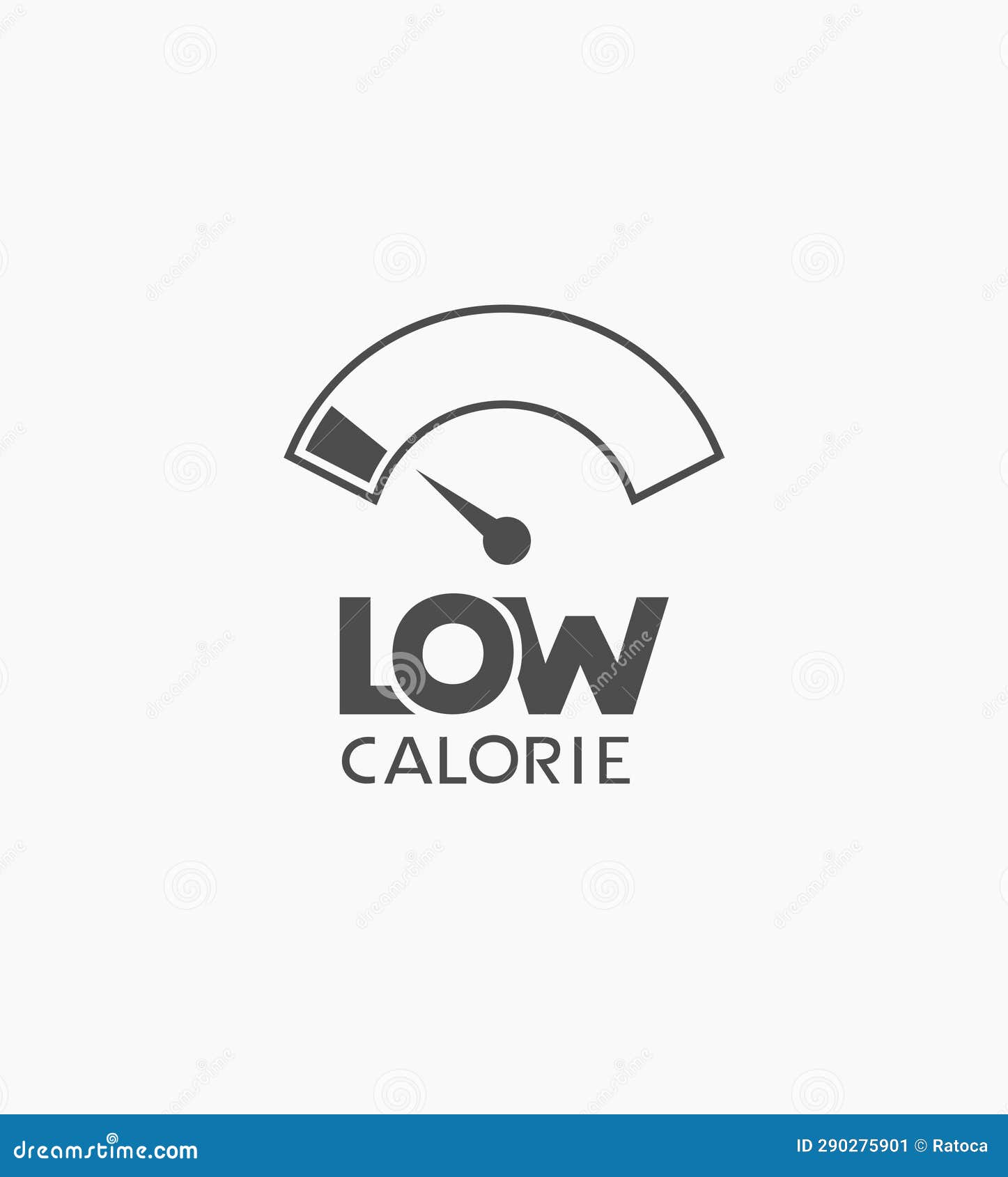 Low calorie icon stock vector. Illustration of guarantee - 290275901