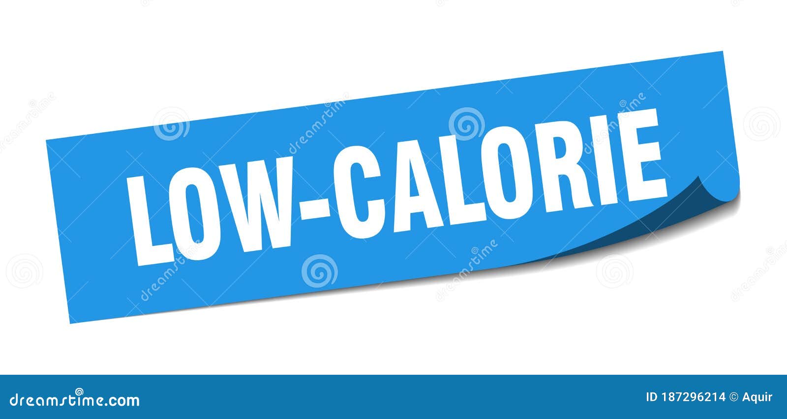 Low-calorie Sticker. Low-calorie Square Isolated Sign Stock Vector ...