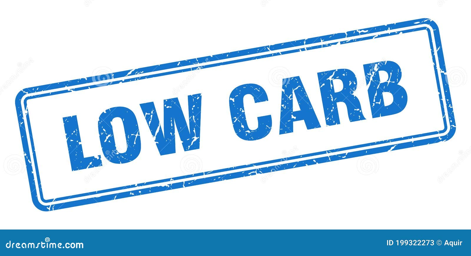 Low Carb Stamp. Square Grunge Sign on White Background Stock Vector ...