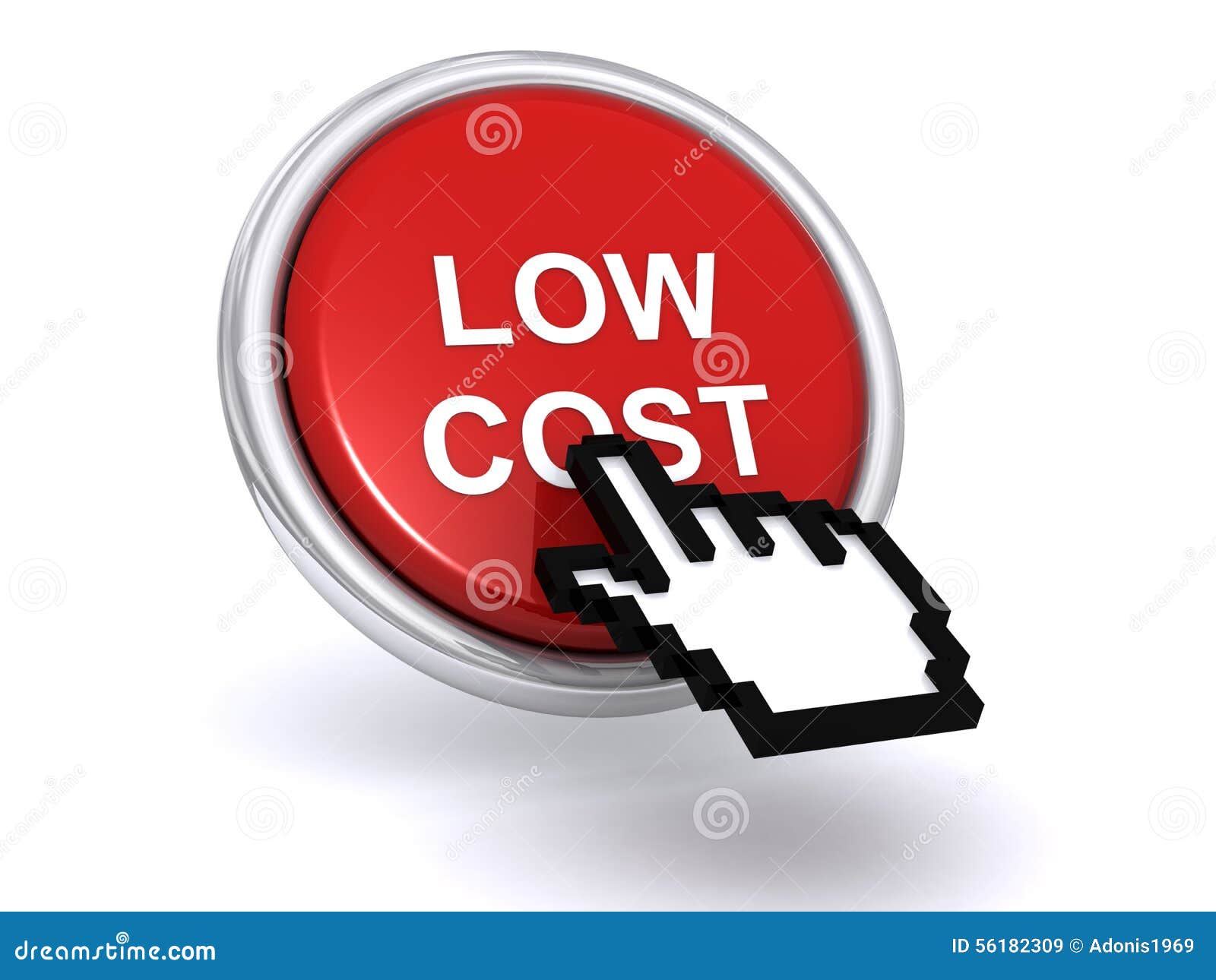 Low cost button stock image. Image of background, price - 56182309