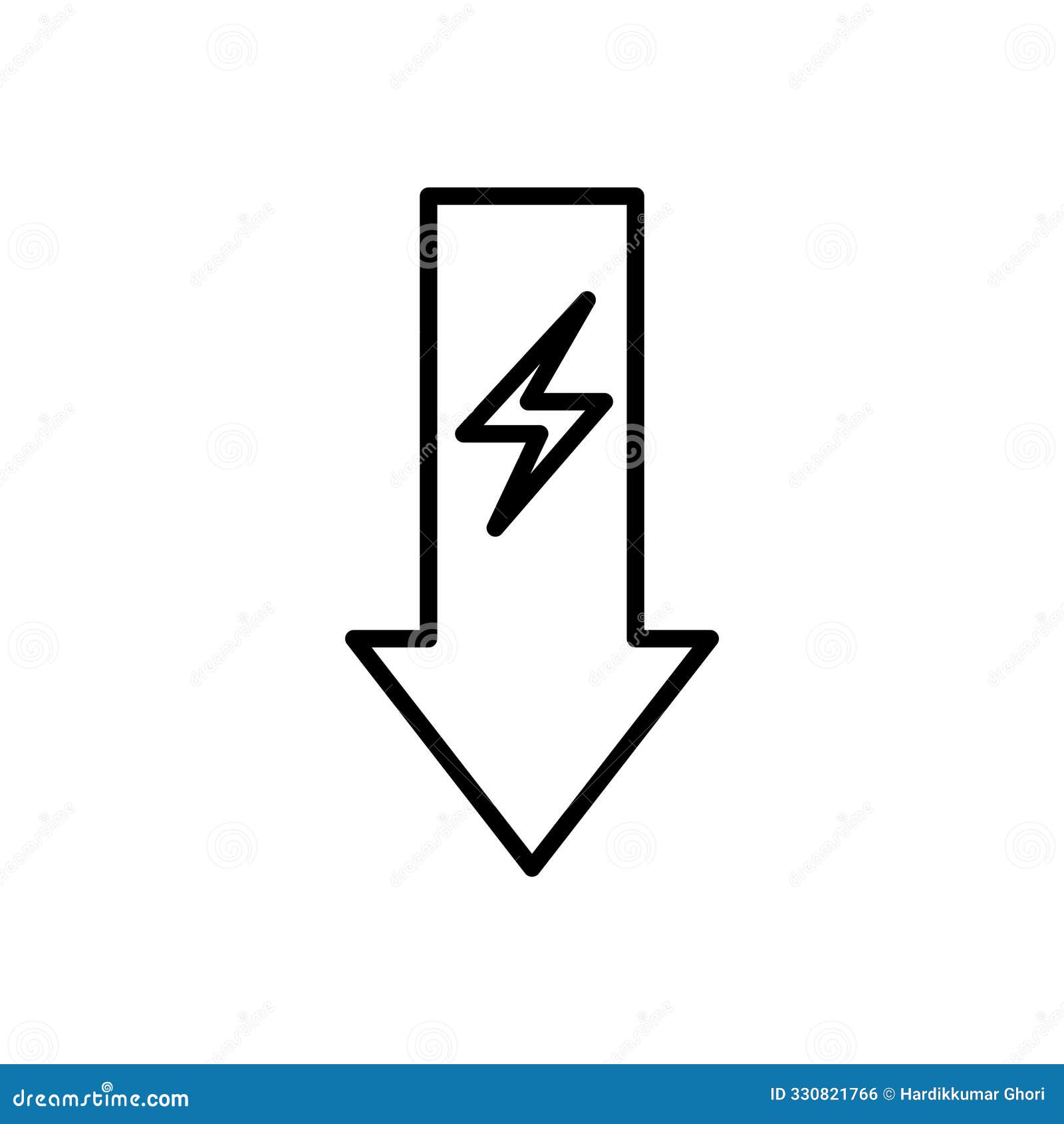 Low Electricity Consumption Icon Cartoon Vector | CartoonDealer.com ...