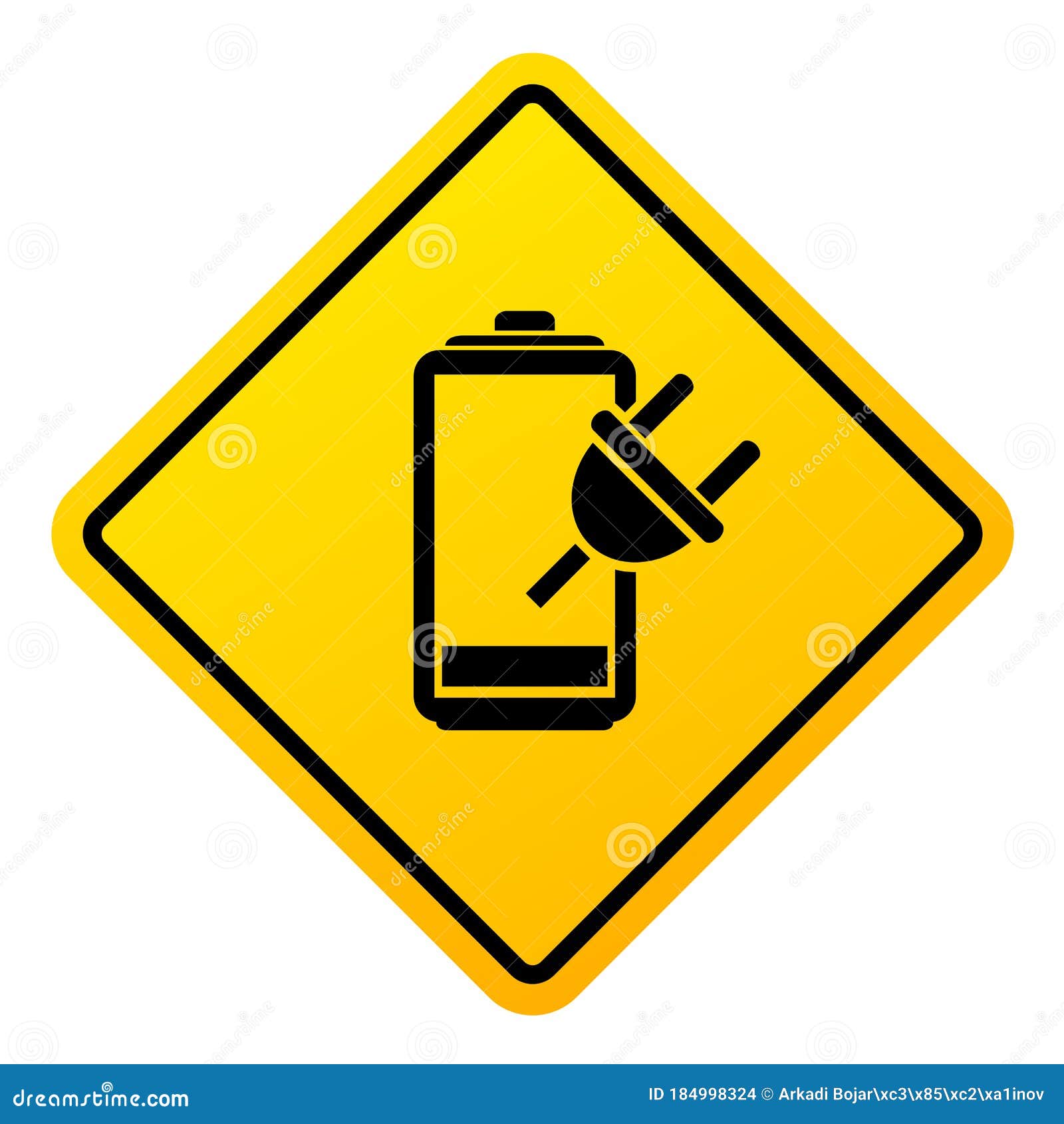 Low Energy and Empty Battery Icon Stock Vector - Illustration of ...