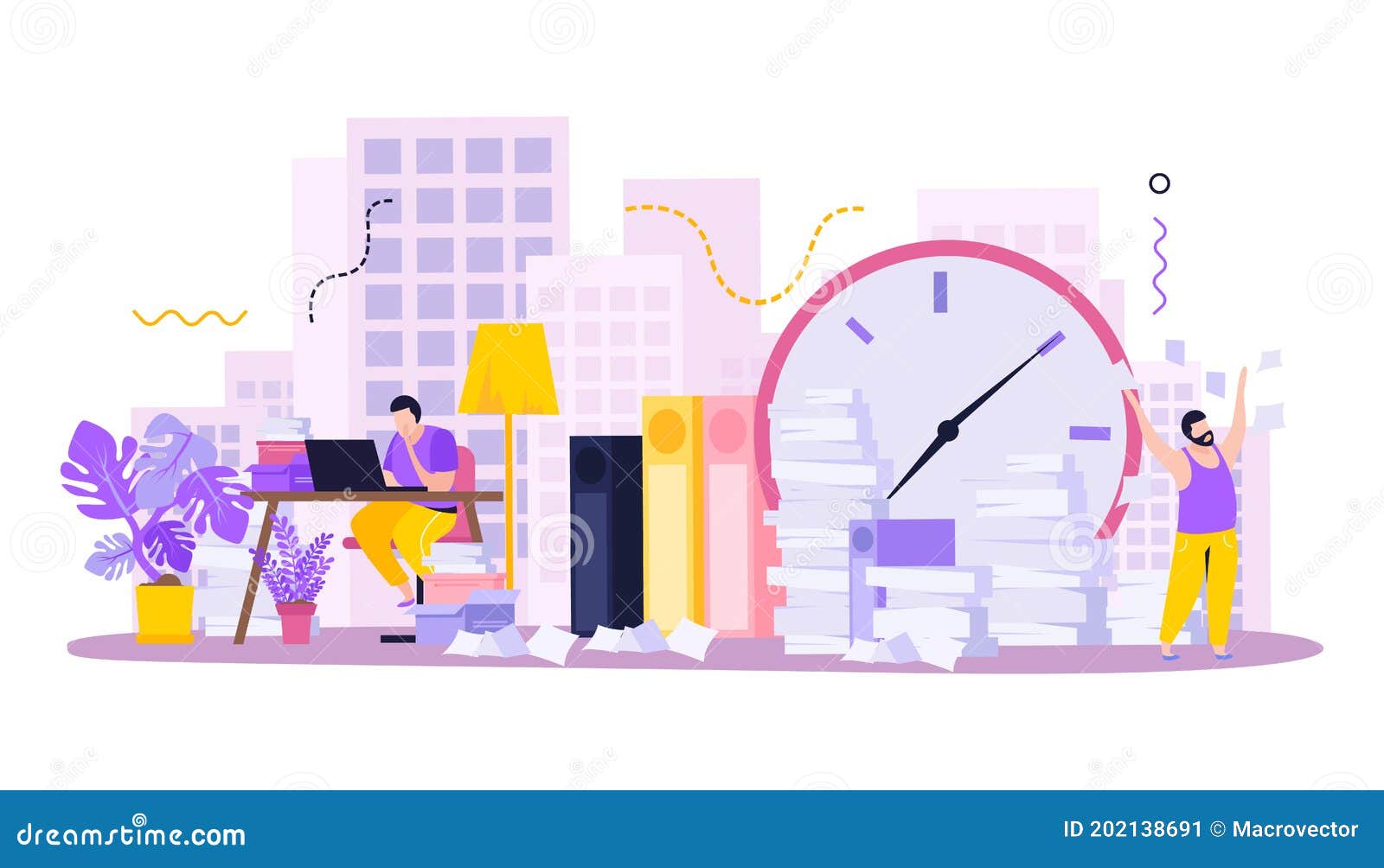 Low Energy People Composition Stock Vector - Illustration of lifestyle ...