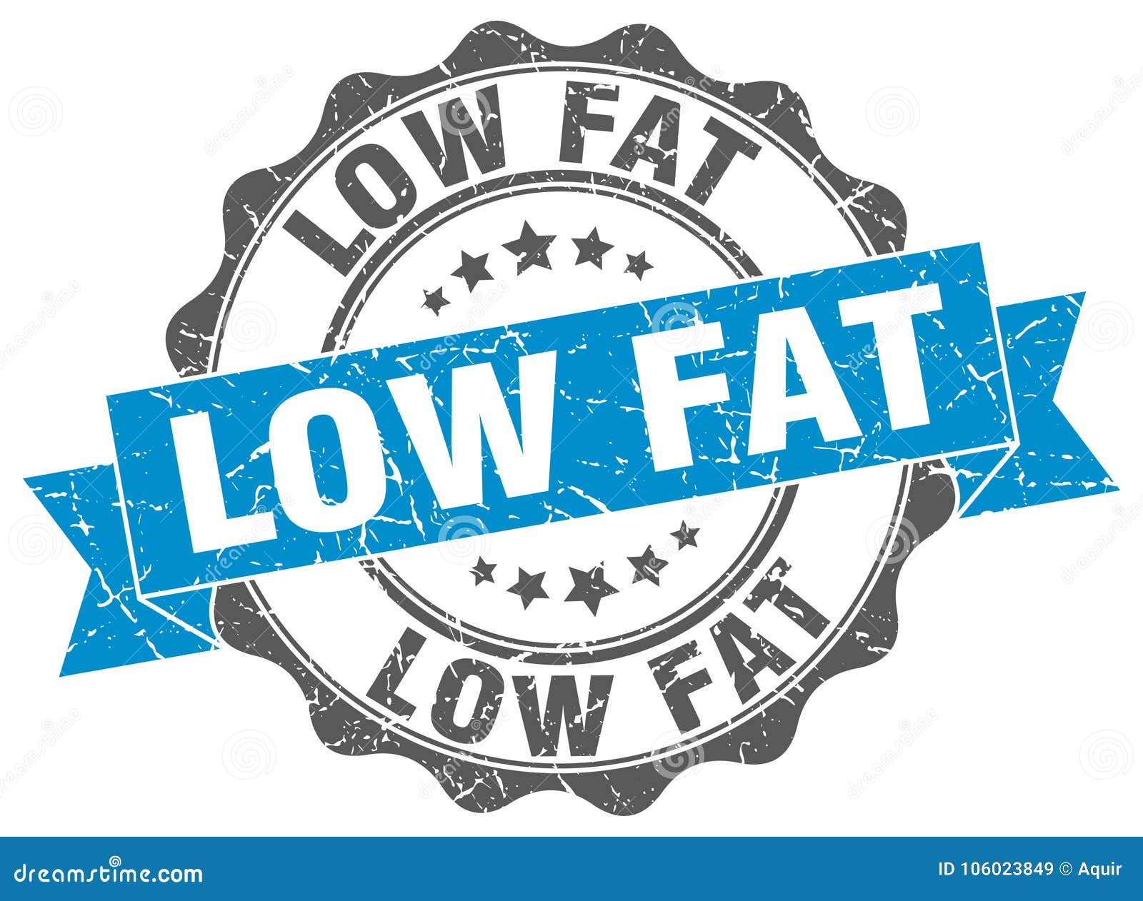 Low fat stamp stock vector. Illustration of rubber, grungy - 106023849