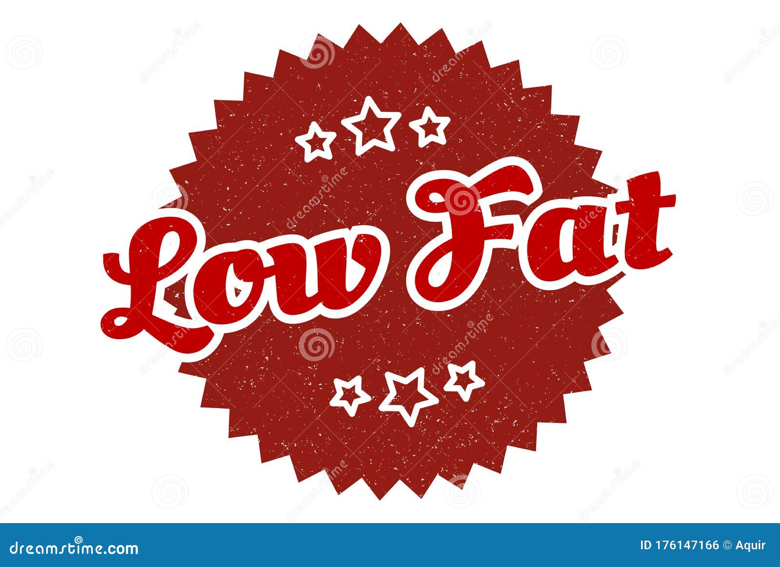 Low Fat Sign. Low Fat Vintage Retro Label Stock Vector - Illustration ...
