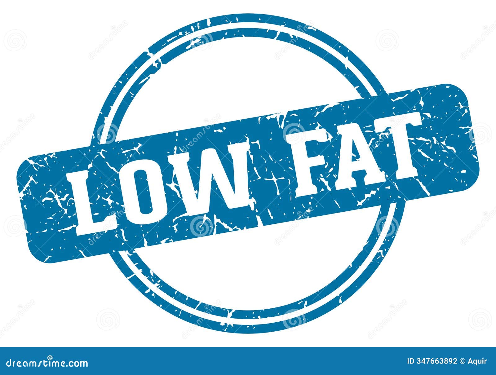 Low fat stamp stock vector. Illustration of badge, circle - 347663892