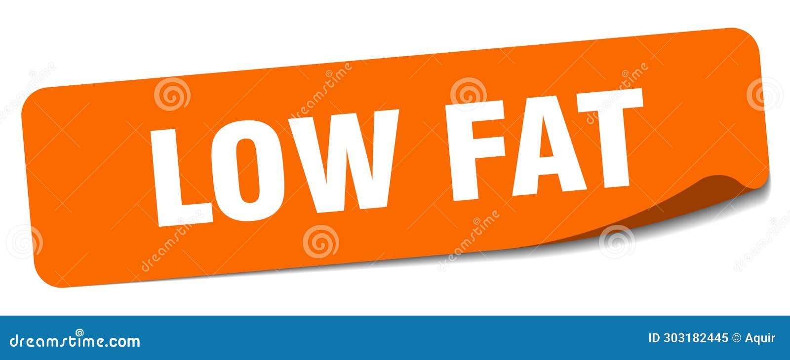 Low Fat Sticker. Low Fat Label Stock Vector - Illustration of sign ...