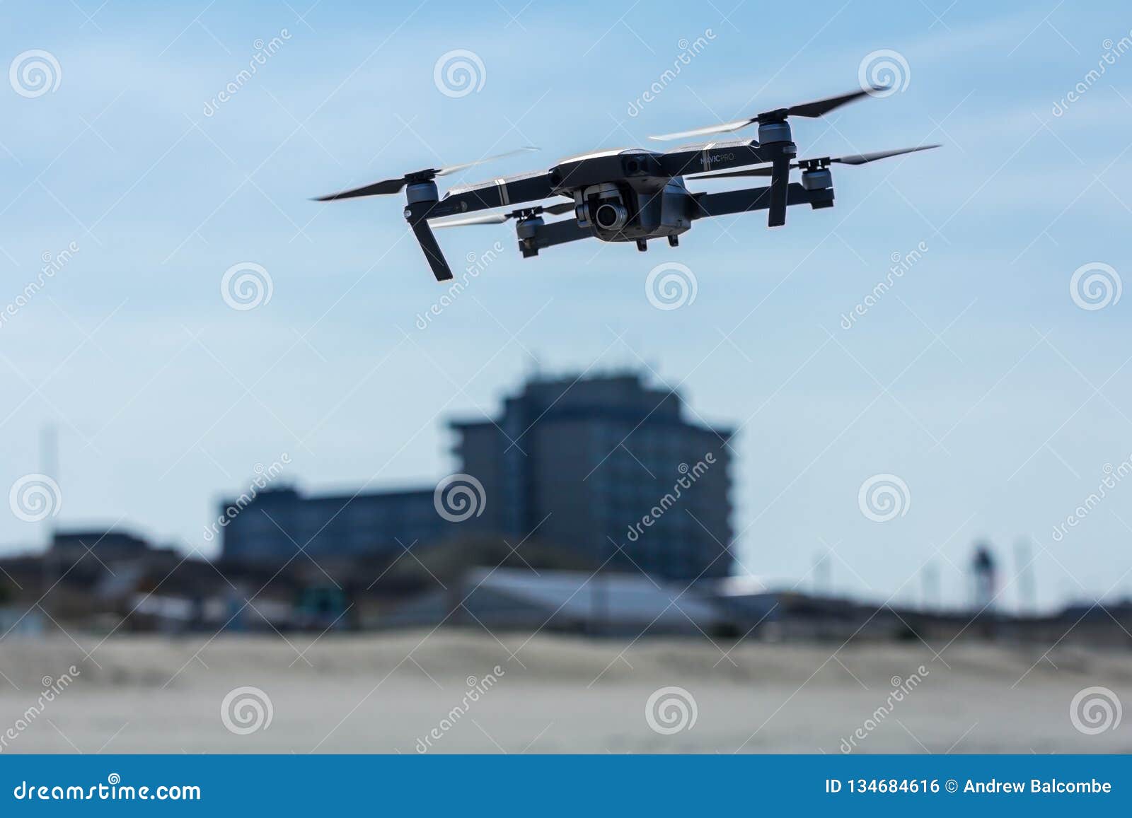 Low Flying Drone UAV at the Beach Editorial Photo - Image of crash ...
