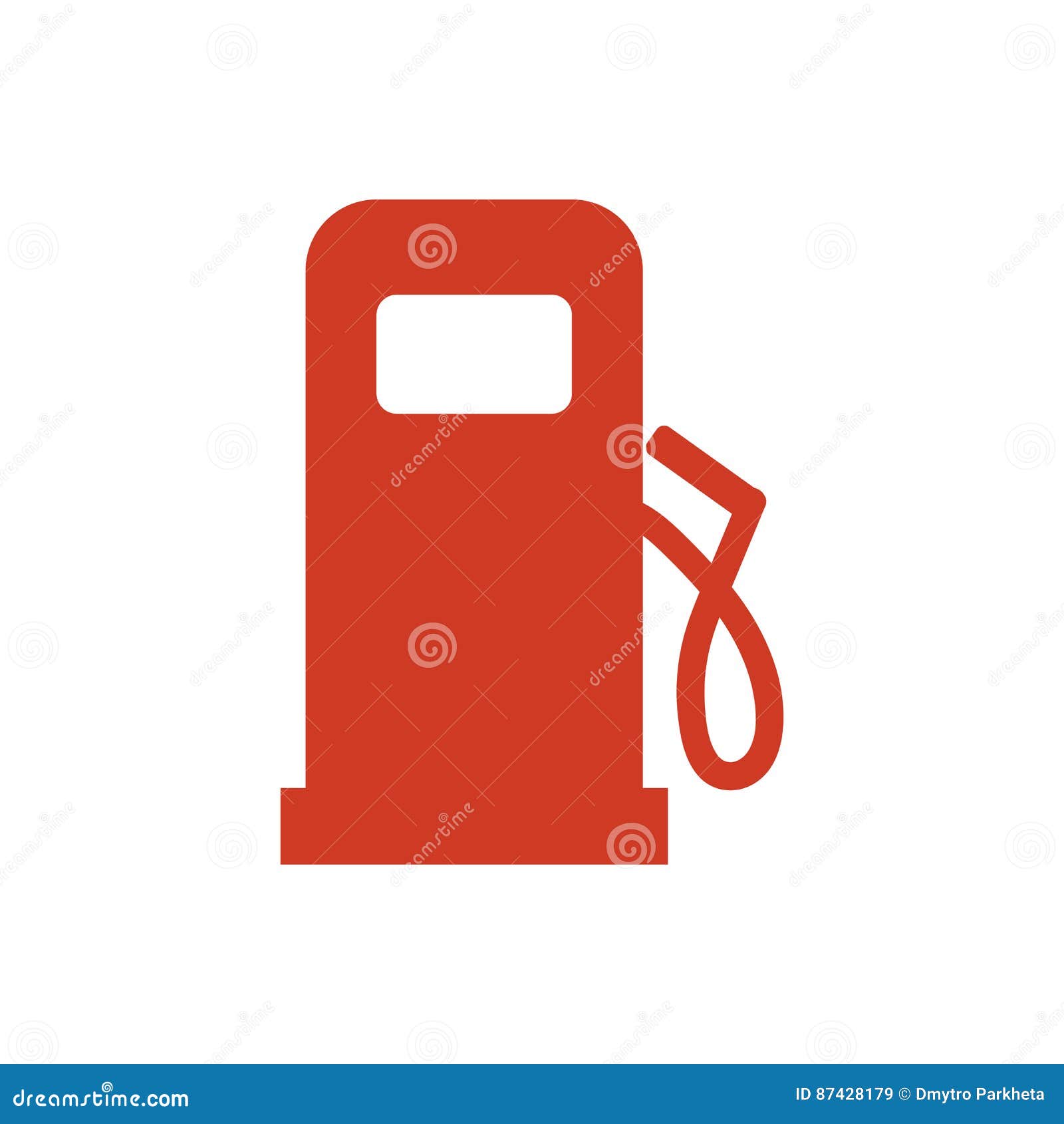 Low fuel level icon stock vector. Illustration of symbol - 87428179