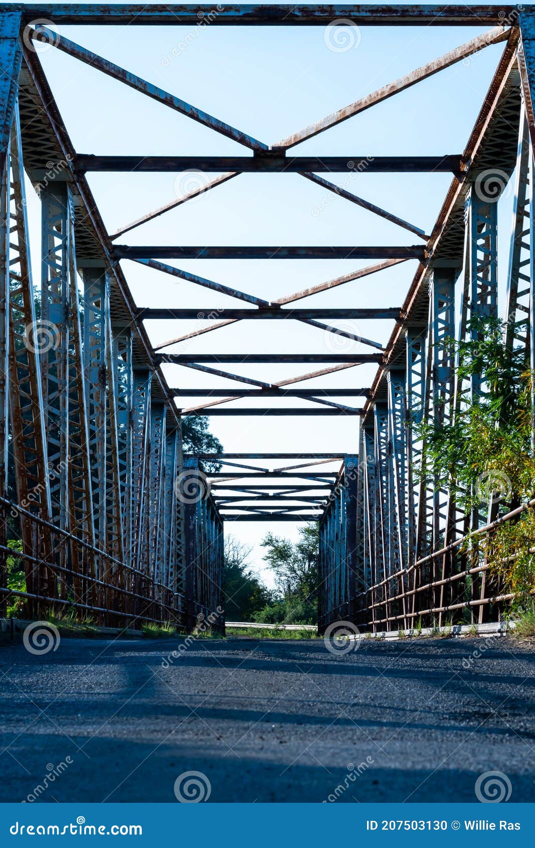 Low Ground Centre View Glen Bridge Stock Photo - Image of tourist ...