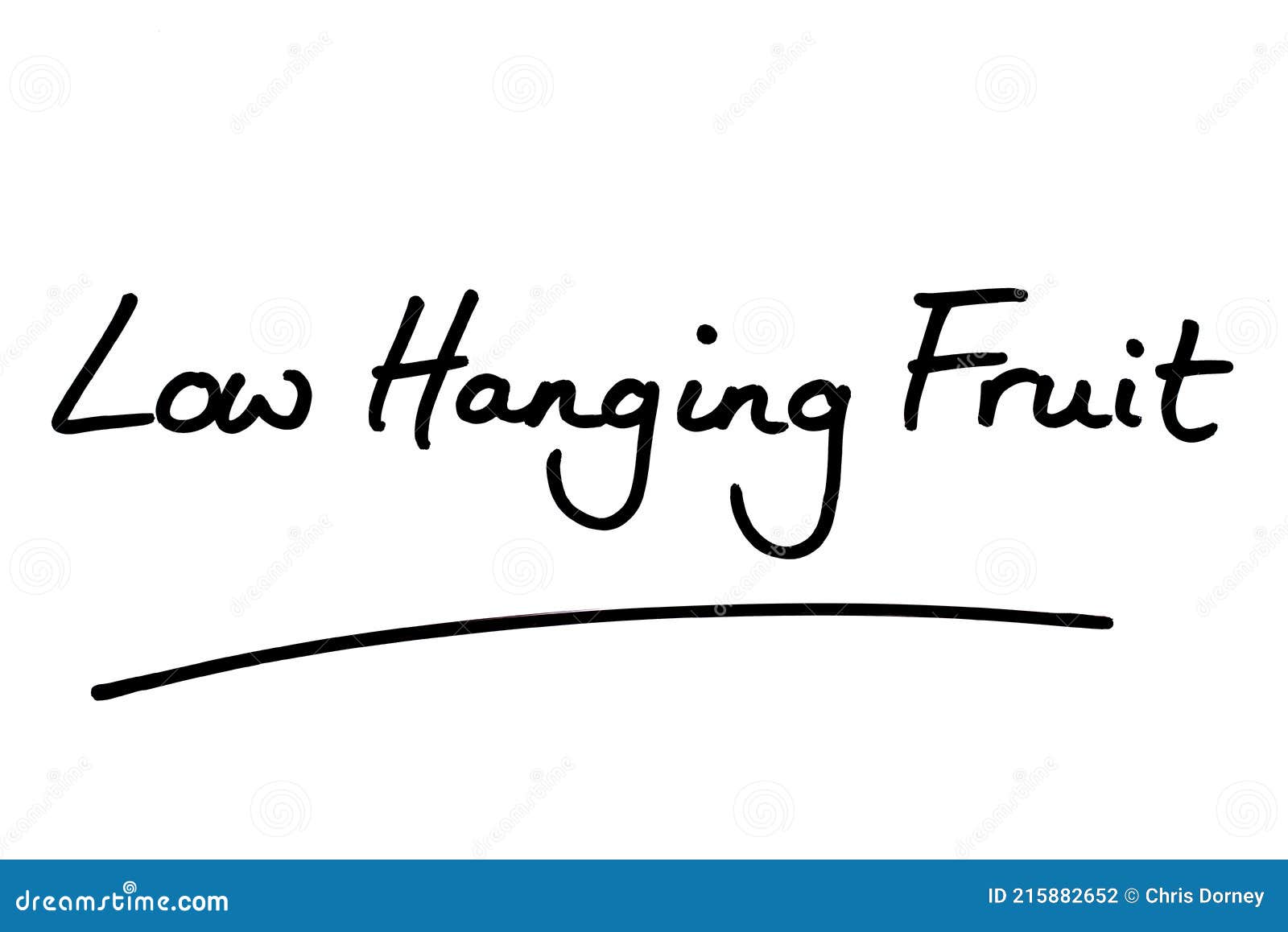 Low-Hanging Fruit stock illustration. Illustration of achieve - 215882652