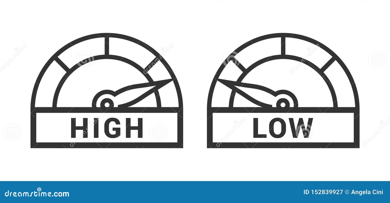 Low and High Gauge Scale Measure Speedometer Icon Isolated Vector Stock ... Low and High Gauge Scale Measure Speedometer Icon Isolated Vector Stock ...