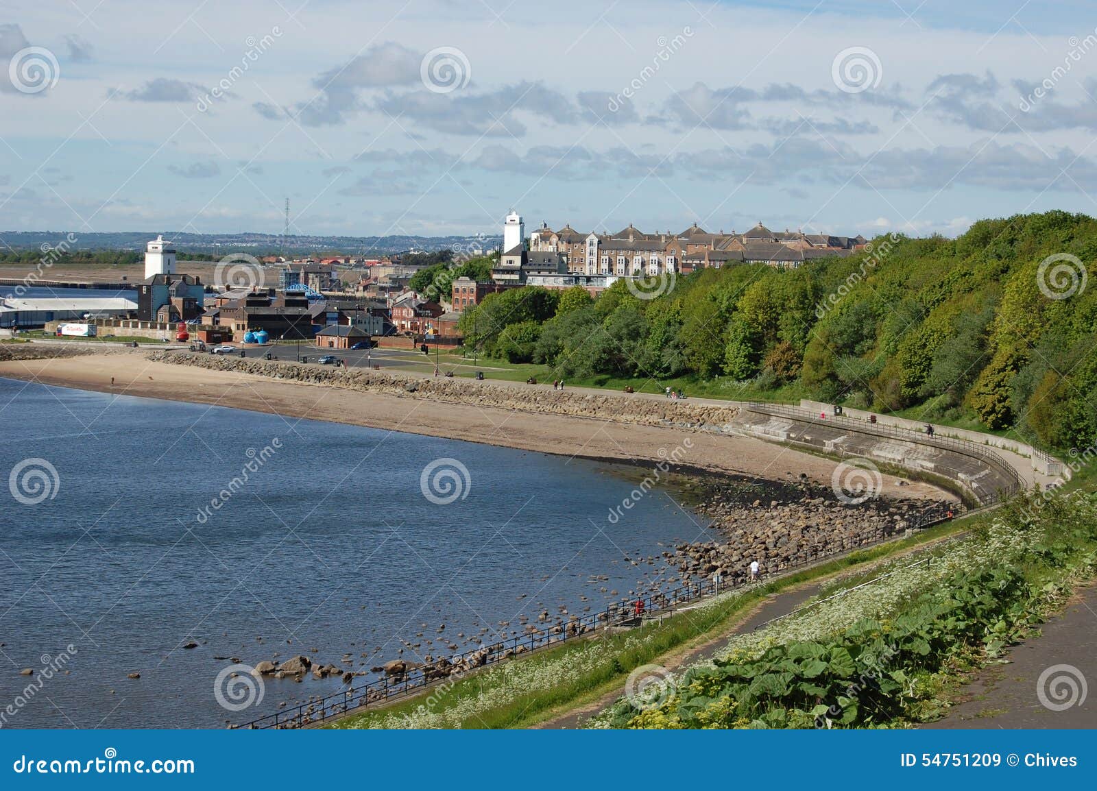 Low and High Lights at North Shields Stock Image - Image of tyne, mouth ...