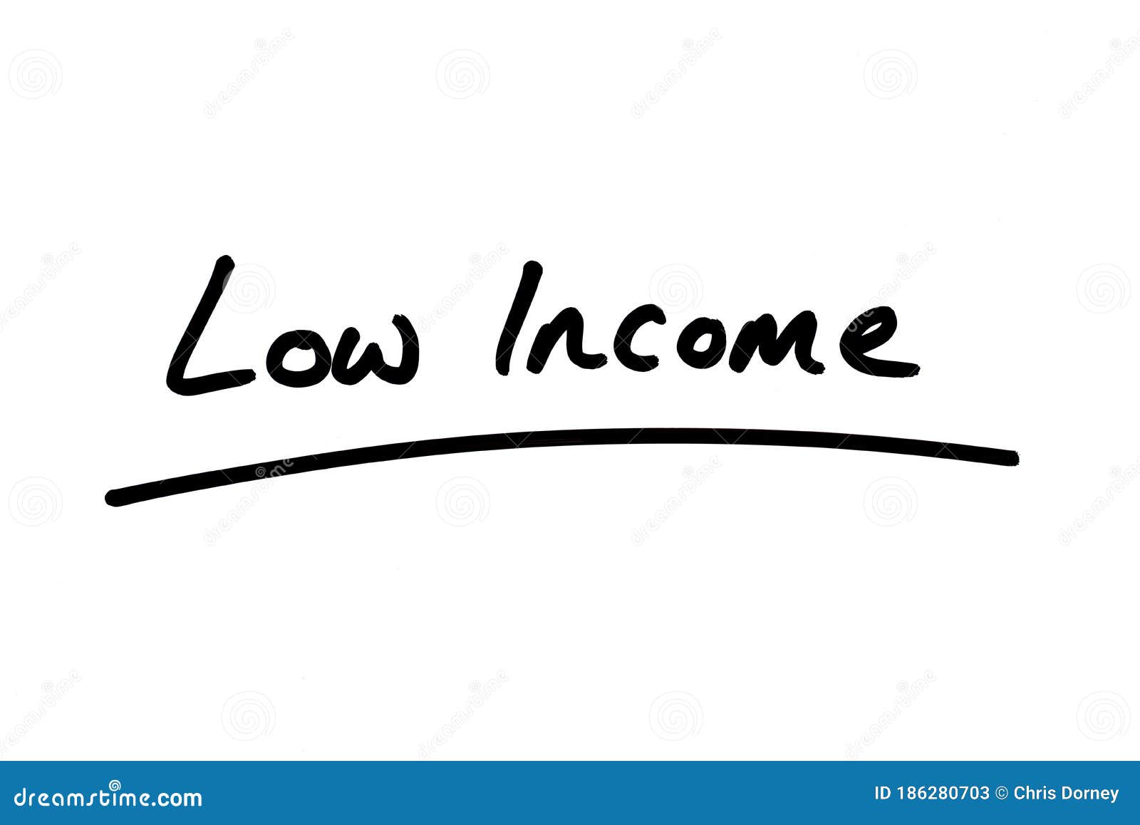 Low Income stock illustration. Illustration of notice - 186280703