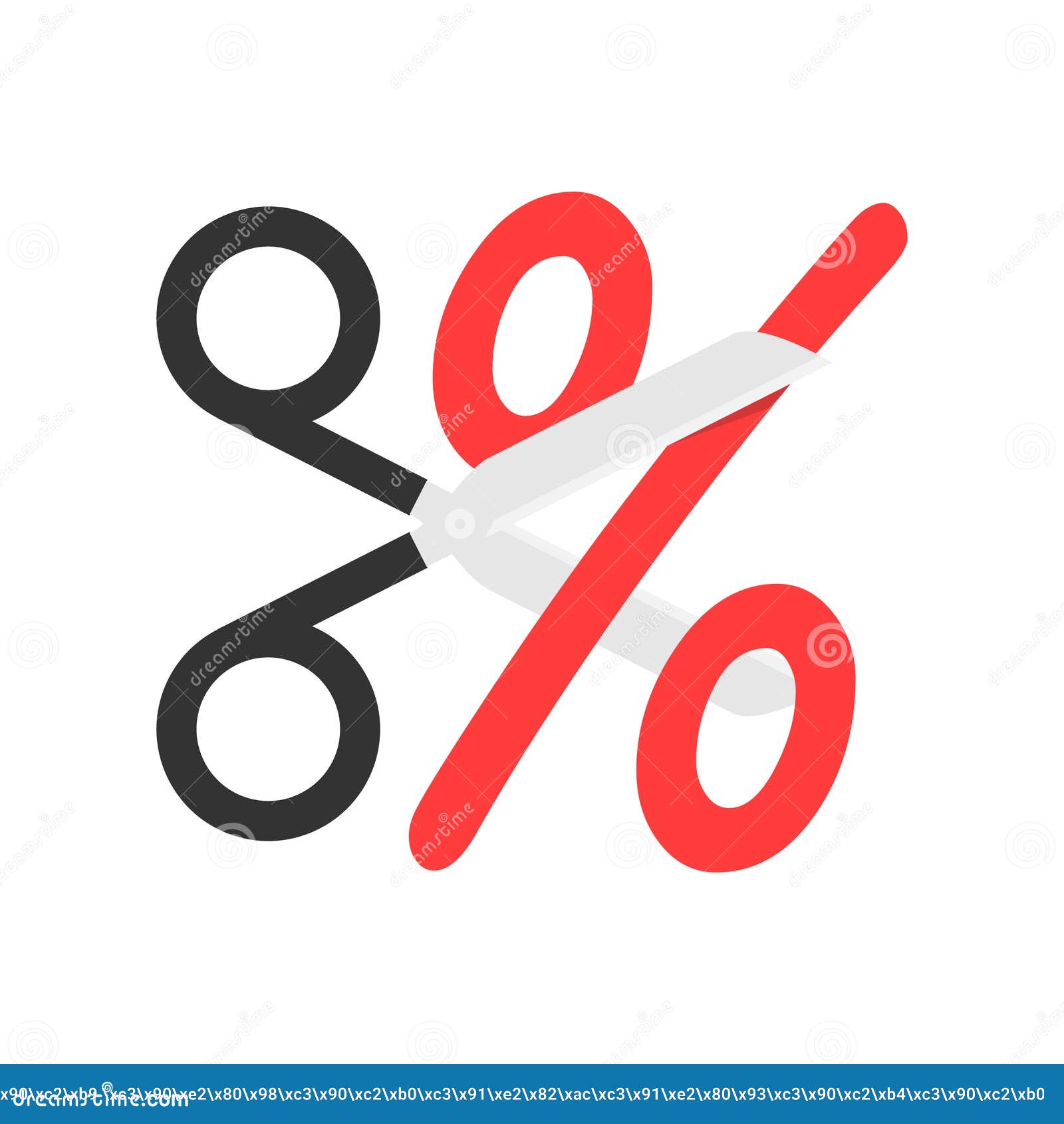 Low Interest Cut. Rate Cut Illustration, Stop Percent Growth Stock ...