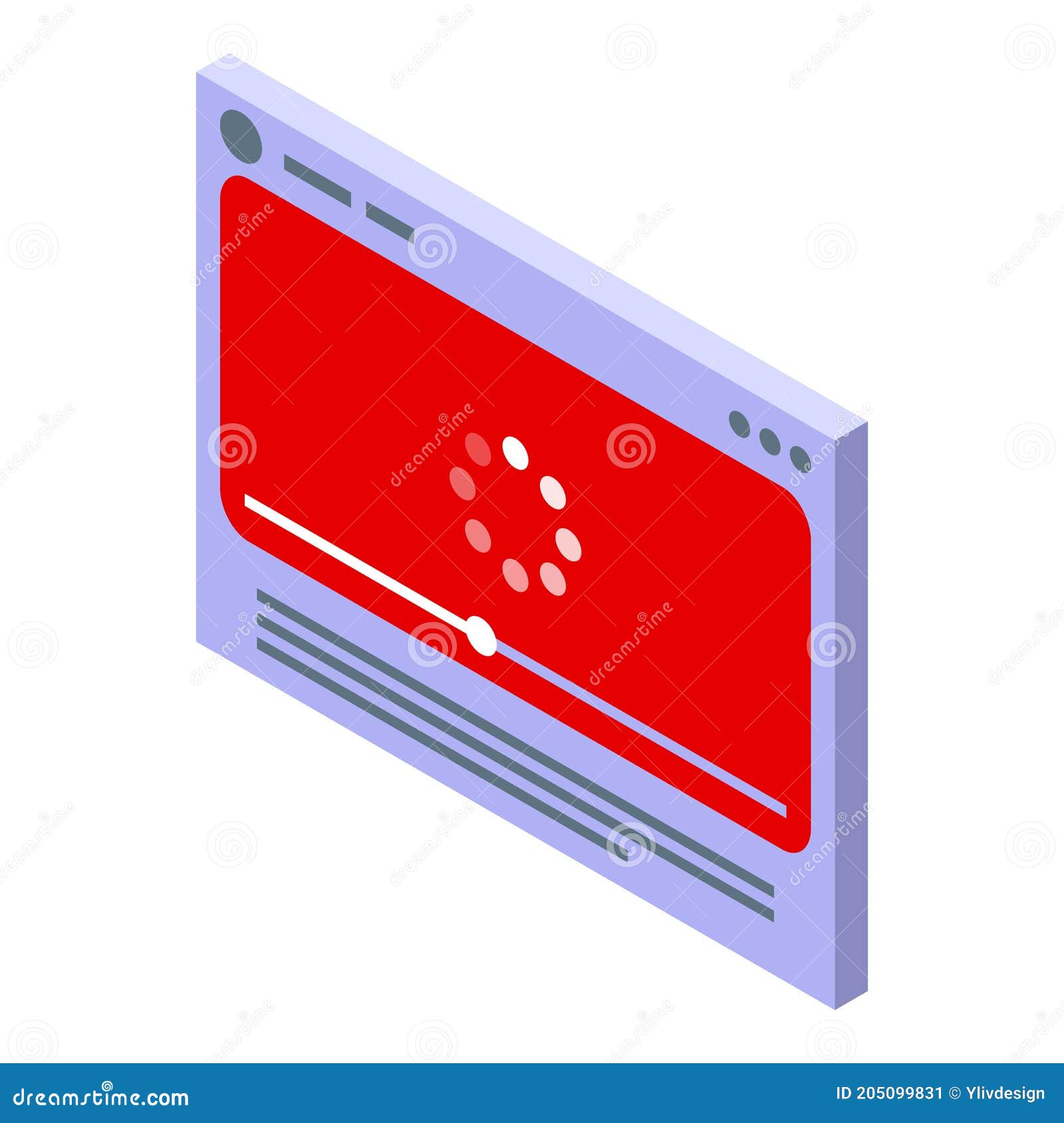 Low Internet Speed Icon, Isometric Style Stock Vector - Illustration of ...