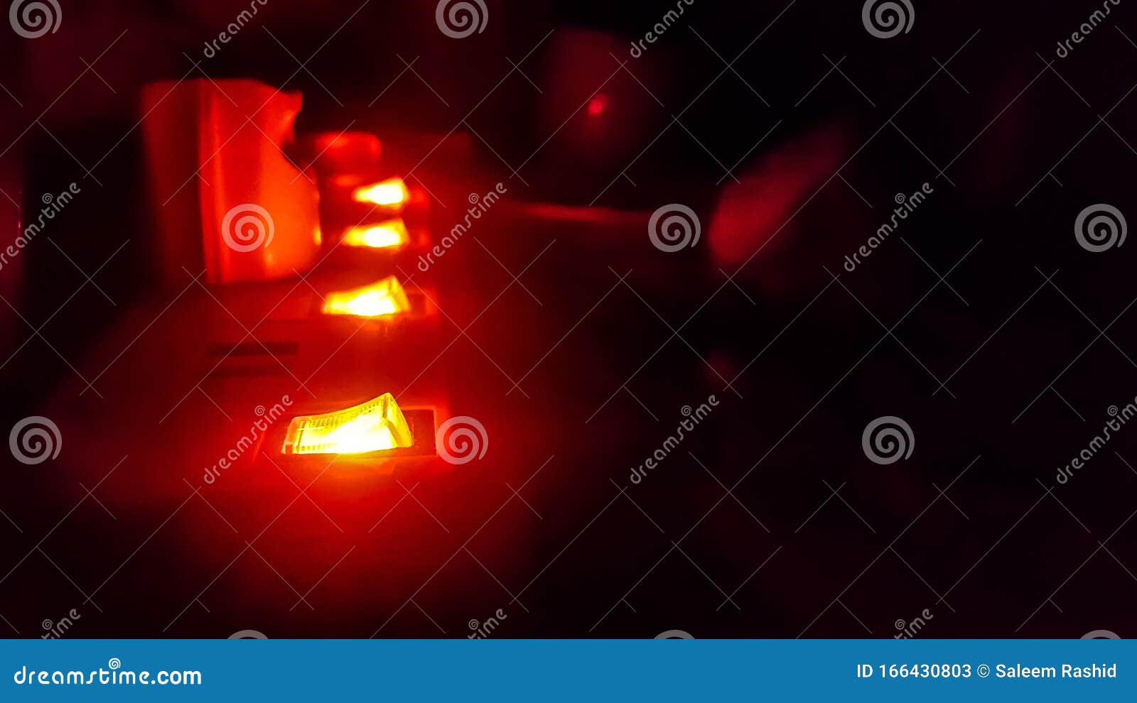 Low ISO Abstract Artificial Light Stock Image - Image of glowing ...