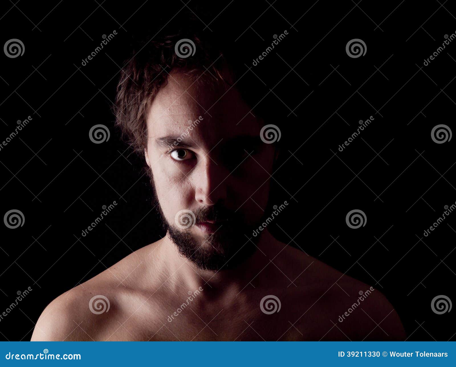 Low key image of a man stock photo. Image of beautiful - 39211330