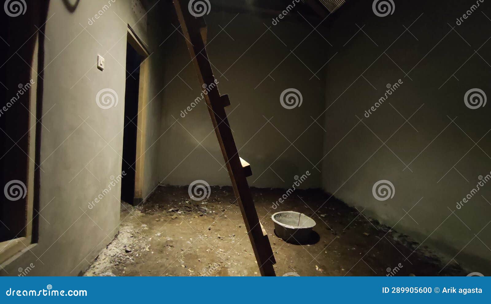 Low Light Inside of the Building that is Not Finish yet Stock Photo ...